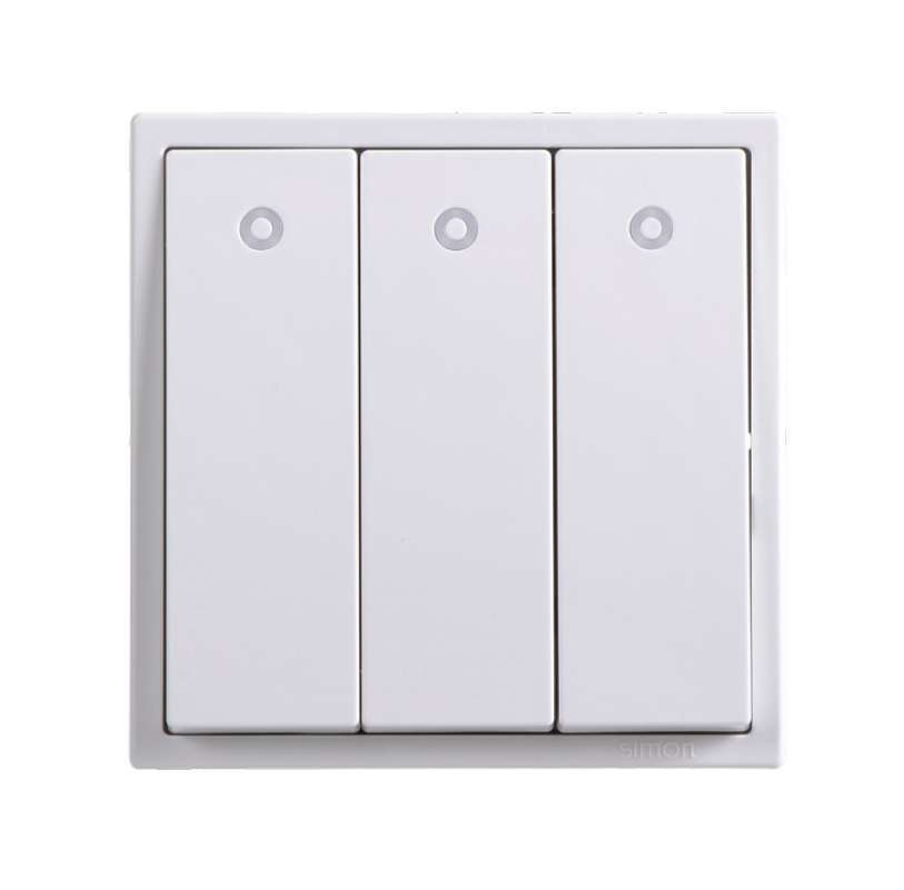 Jual Simon I7 Series 3 Gang 1 Way Switch with LED Indicator di Seller ...