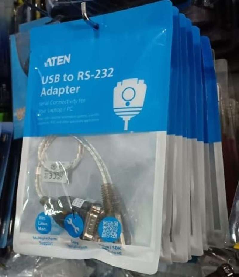 Jual Usb To Serial Male Aten Usb To Rs232 Db9 Adapter Di Seller Philo ...