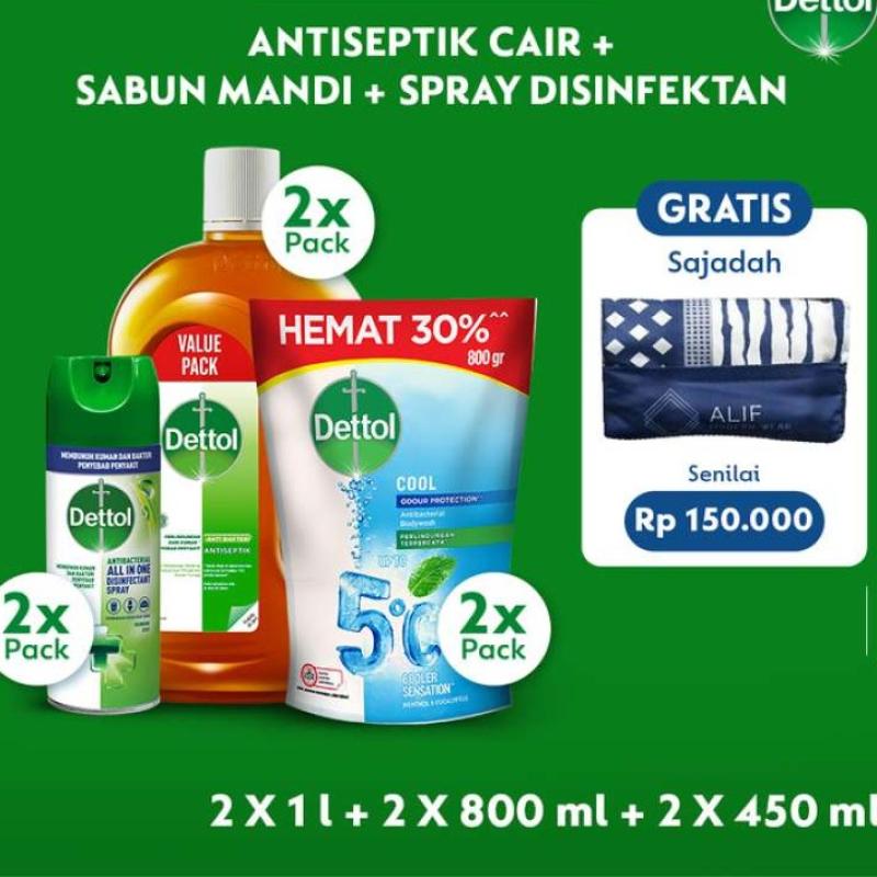 Sabun Dettol 800 Ml X 2 Lengkap Harga Terbaru Februari 2024 | Blibli