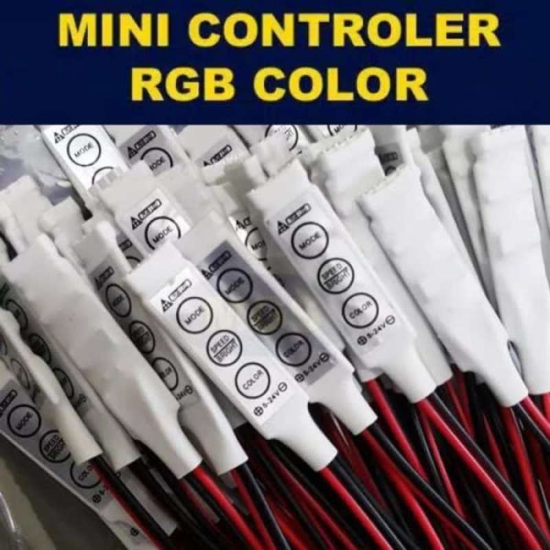 Promo Jual Mini Controller Dimmer Modul Kedip Strobo Otomatis LED RGB ...