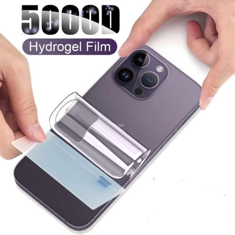 Jual IPHONE 14/ PLUS / PRO / PRO MAX HYDROGEL FRONT & BACK + CAMERA - 14 PRO 3in1 Clear di ...