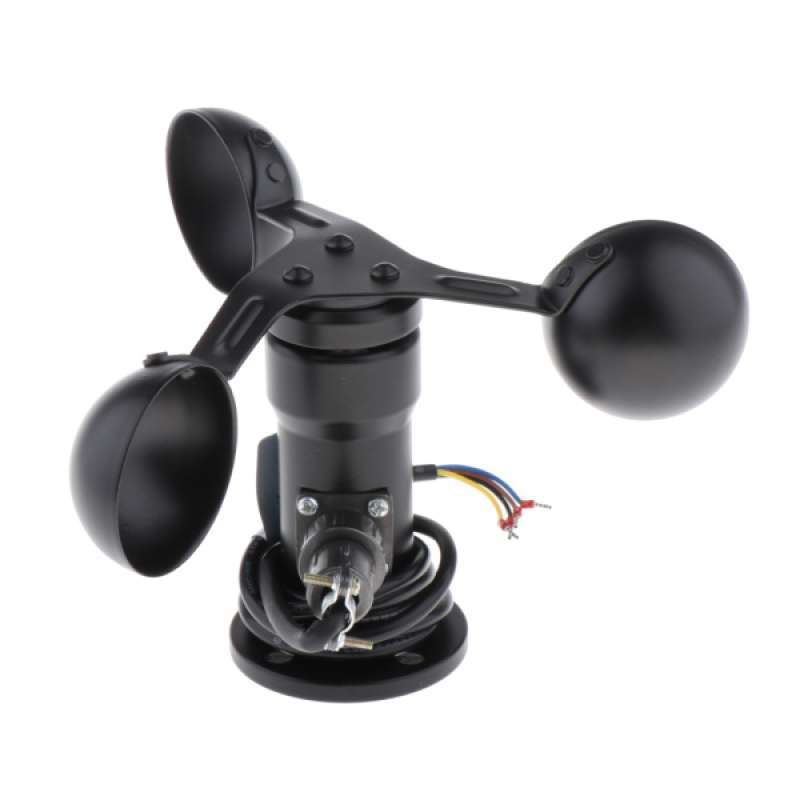 Promo Wind Speed Sensor Three Cup Anemometer Aluminium Alloyed RS485 ...