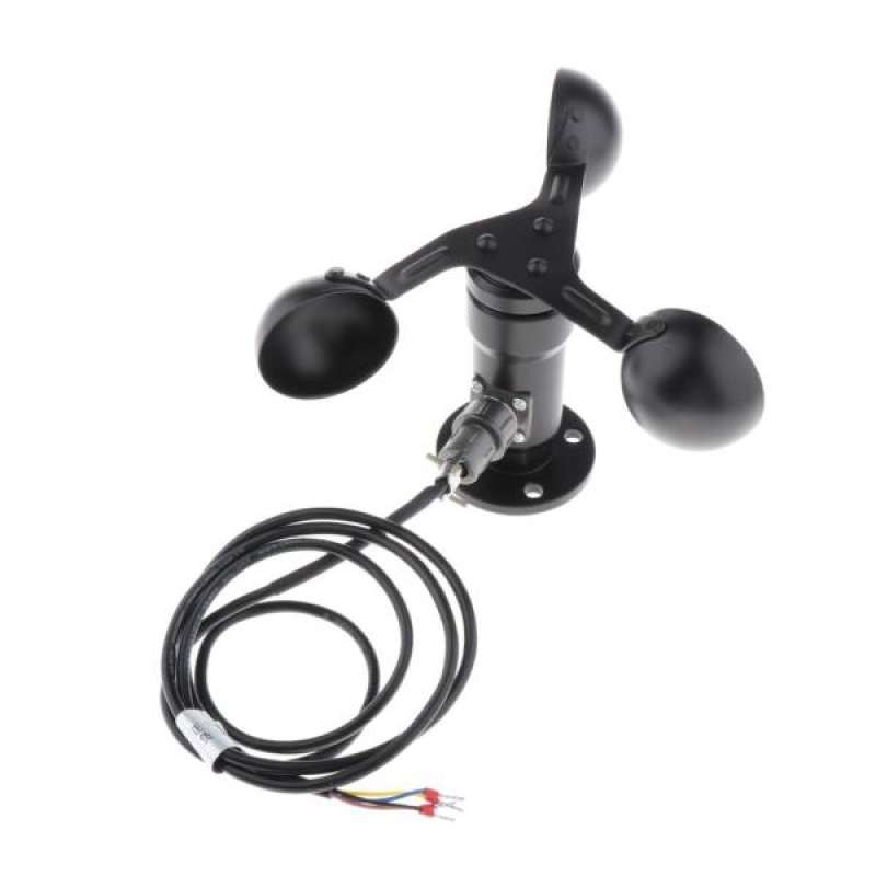 Jual Wind Speed Sensor Three Cup Anemometer Aluminium Alloyed Rs485 ...