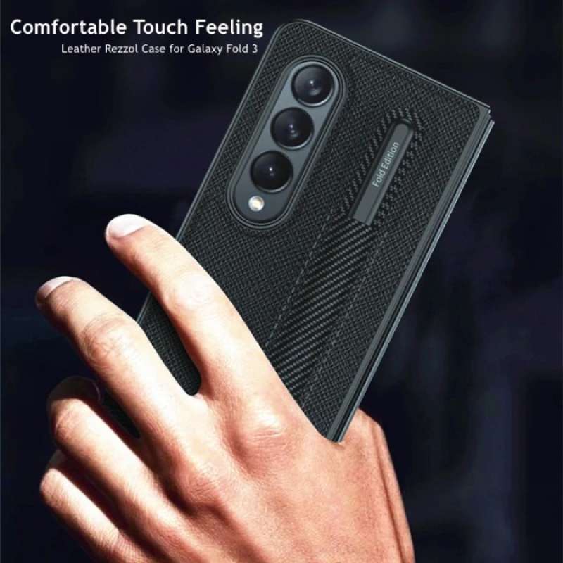 Promo Casing Gkk Samsung Galaxy Z Fold 3 Leather With S- Pen Holder ...