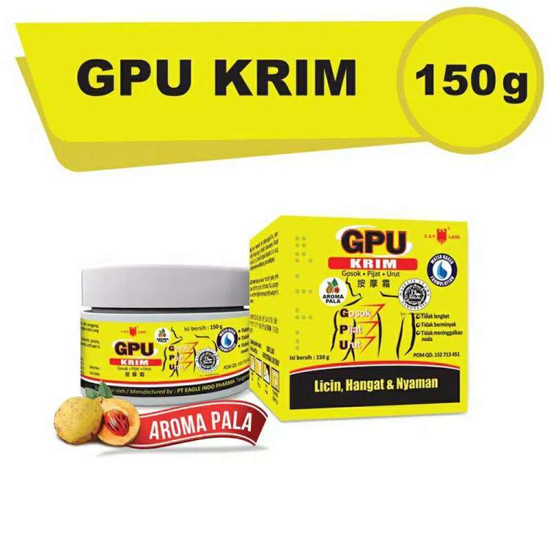 Jual GPU KRIM PALA 150G di Seller CAP LANG OFFICIAL STORE - Kota ...