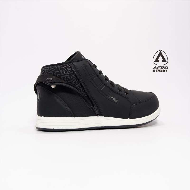 Jual Aerostreet 37-42 Adlery Hitam Putih - Sepatu Sneakers Casual Sport ...