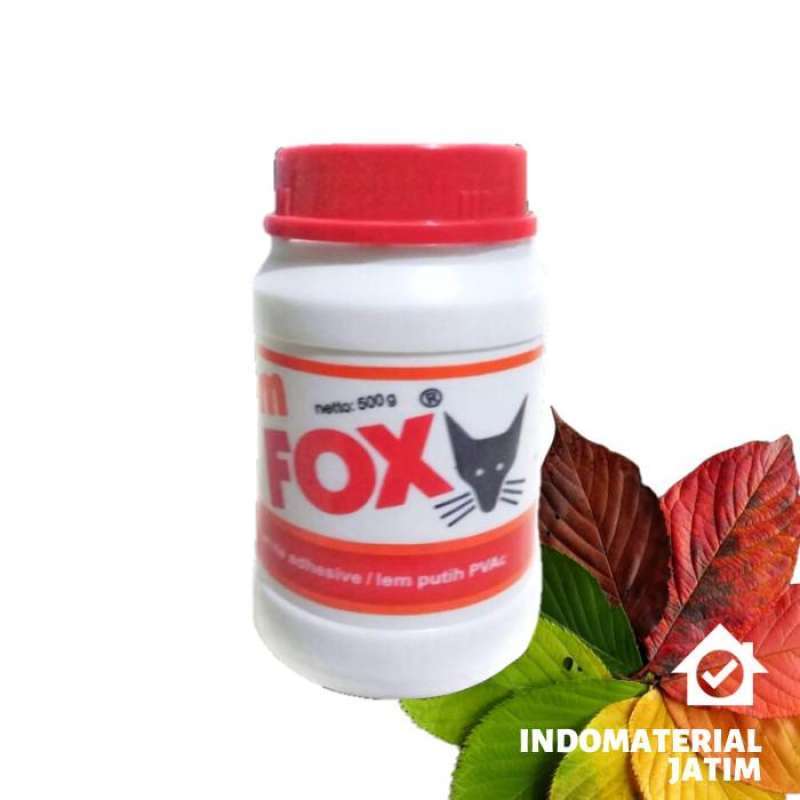 Jual Lem Putih Pvac Lem Fox Botol Plastik 500 Gram Di Seller ...