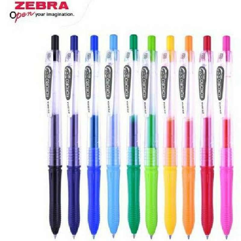 Jual Stationery Bolpen Pulpen Zebra Kokoro Gel Pen 0.5mm di Seller ...