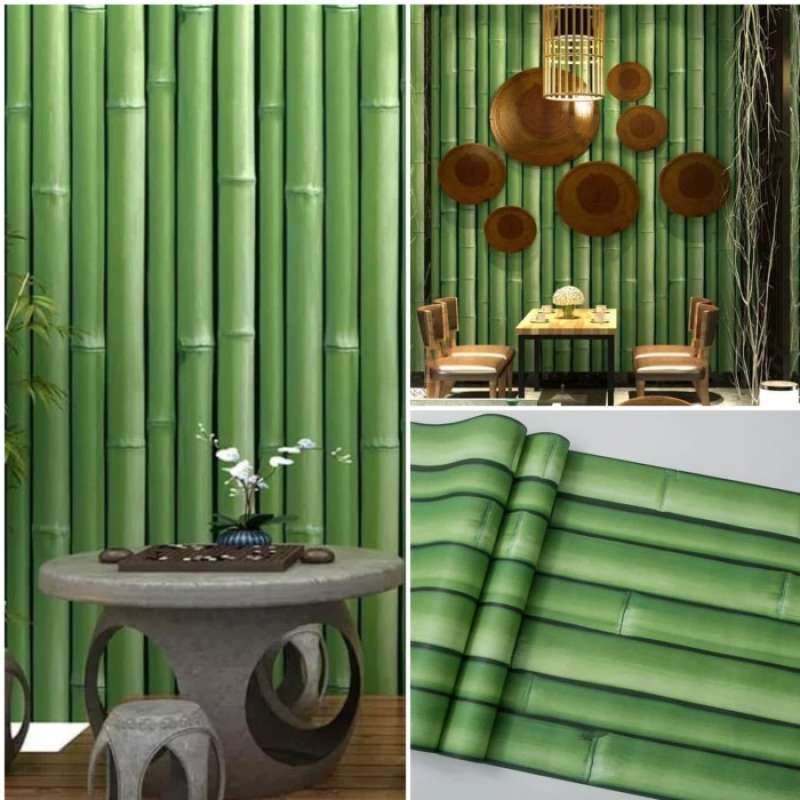 Promo Wallpaper Pohon Bambu 45 Cm X 10 Mtr || Wallpaper Dinding ...