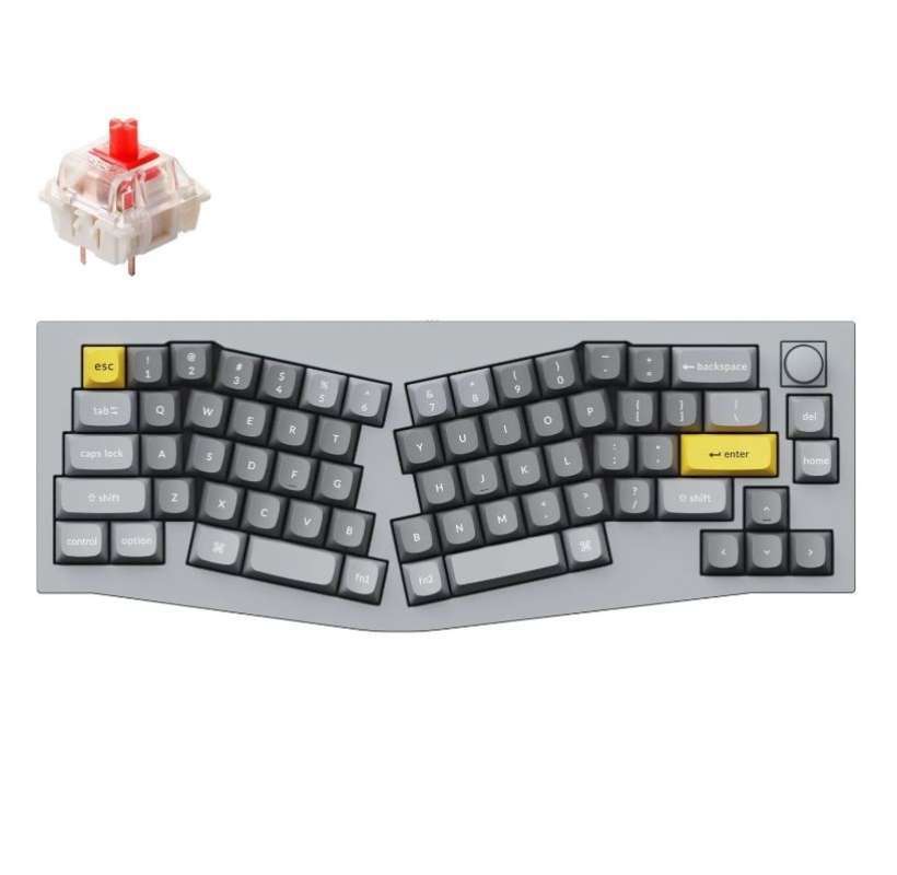 Jual Keychron Q8 QMK Alice Layout RGB Mechanical Gaming Keyboard di ...