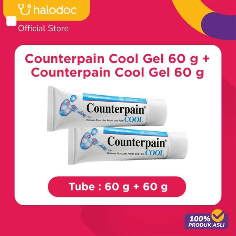 Promo [Bundling] Counterpain Cool Gel 60 g + Counterpain Cool Gel 60 g ...