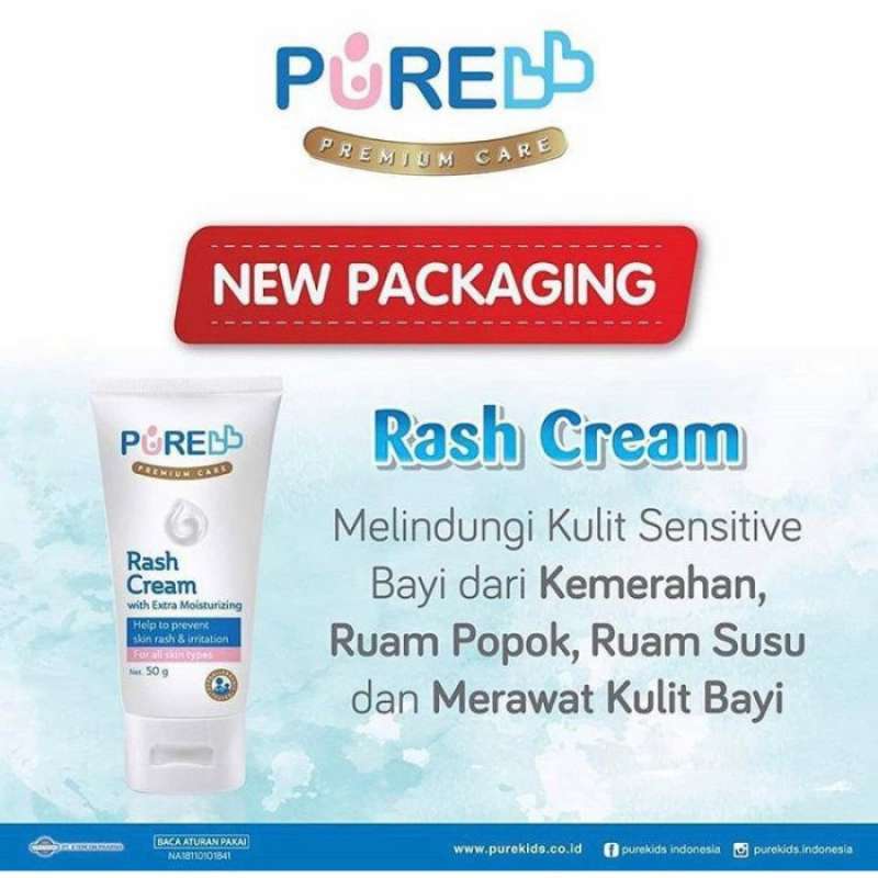 Promo Pure Bb Rash Cream Efektif Untuk Ruam / Iritasi Pada Bayi Pu ...