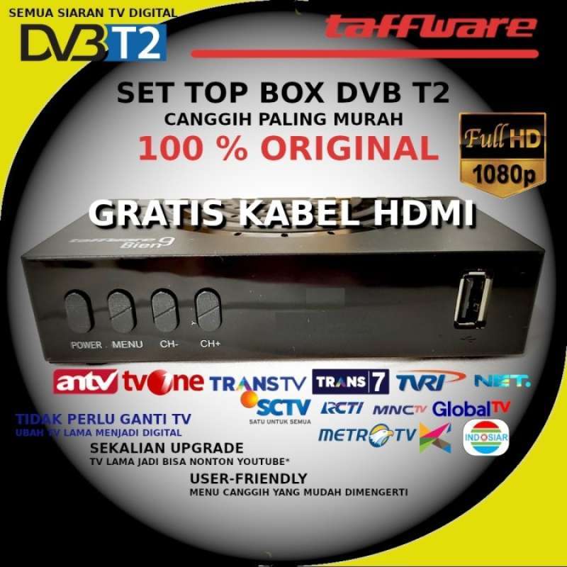 Promo Set Top Box STB Bien 9 TV Tuner Digital Satellite Full HD 1080P ...