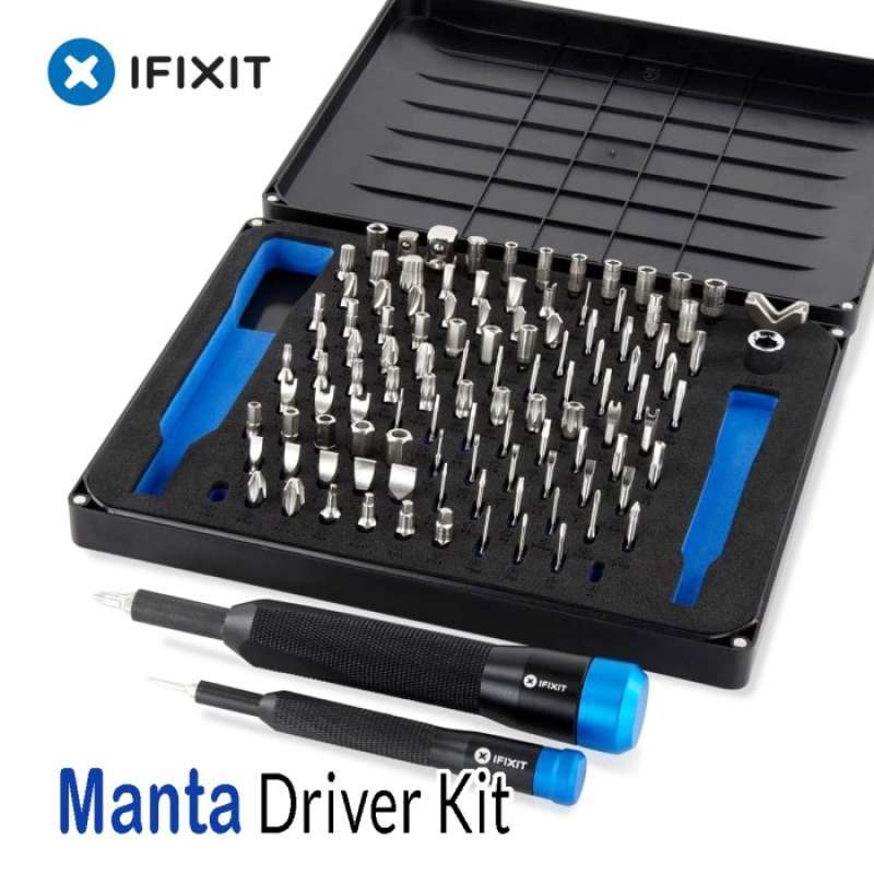 Promo Ifixit Manta Driver Kit, 128 Bits Mata Obeng Baja Komplit Diskon ...