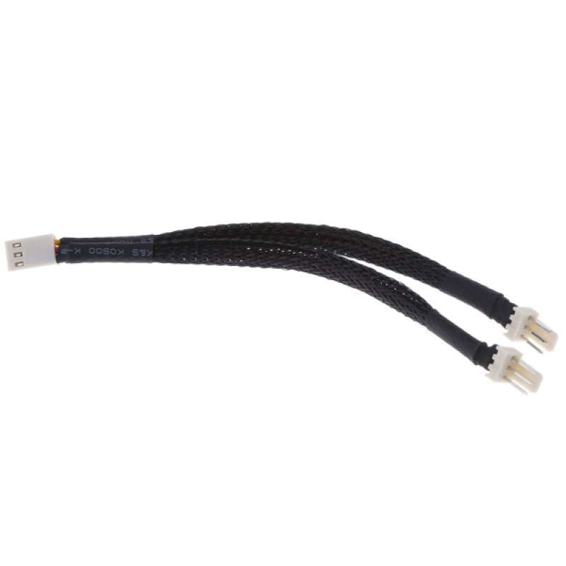 Promo 3Pin to 3Pin Power Splitter Motherboard Extension Cable For PC ...