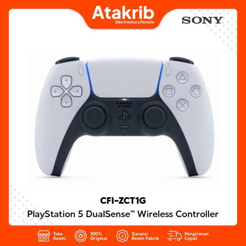 Jual Sony Playstation 5 Dual Sense White Color Cfi-zct1g Di Seller ...
