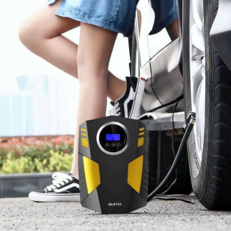 Jual POMPA MOBIL PORTABLE INFLATOR BAN MOBIL ELEKTRIK SERBAGUNA LCD ...