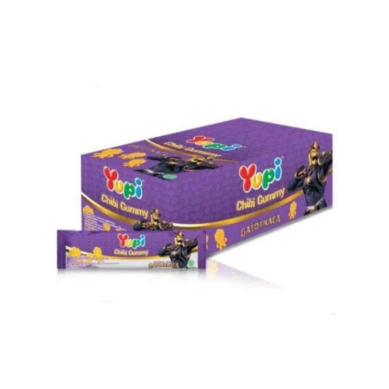 Jual Permen Gummy Yupi Gatot Kaca (1 box isi 12 pcs) permen enak dan ...