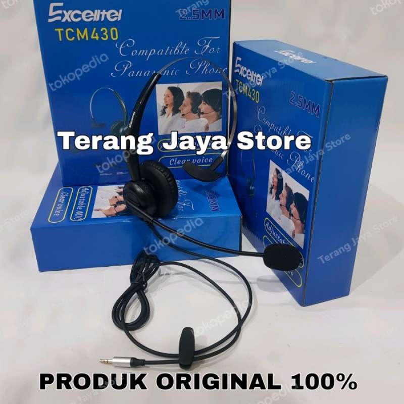 Promo Headset Excelltel Tcm430 Headset 2.5Mm Excelltel 430 Headset ...