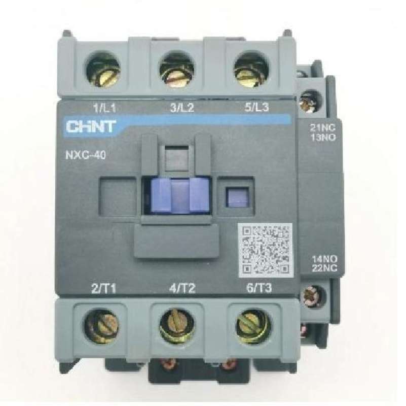 Jual Kontaktor Chint NXC - 40 18.5kW 3P 220V Contactor 1NO + 1NC di Seller Bintang Abadi ...