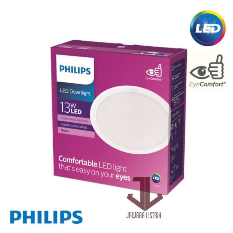 Jual Philips Led Panel Downlight Meson 13w 13 W Watt 59464 4 Inch Di ...