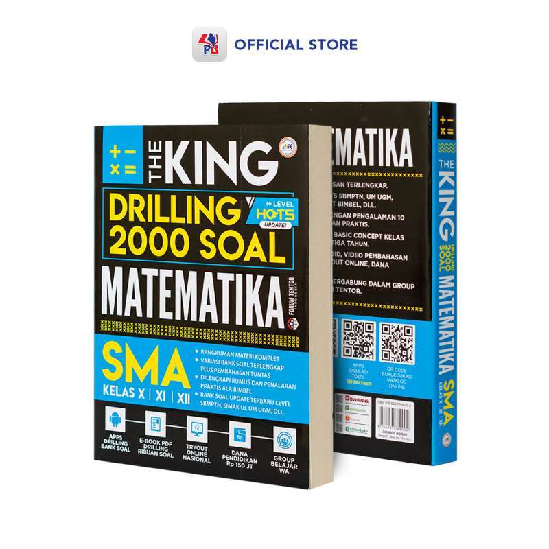 Jual Buku Soal The King : Drilling 2000 Soal Biologi / Matematika / Kimia / Fisika / Biologi Sma ...