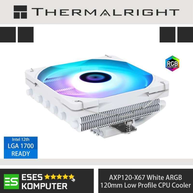 Jual Hsf Thermalright Axp120-x67 White Argb Low Profile Mini Itx Cpu ...
