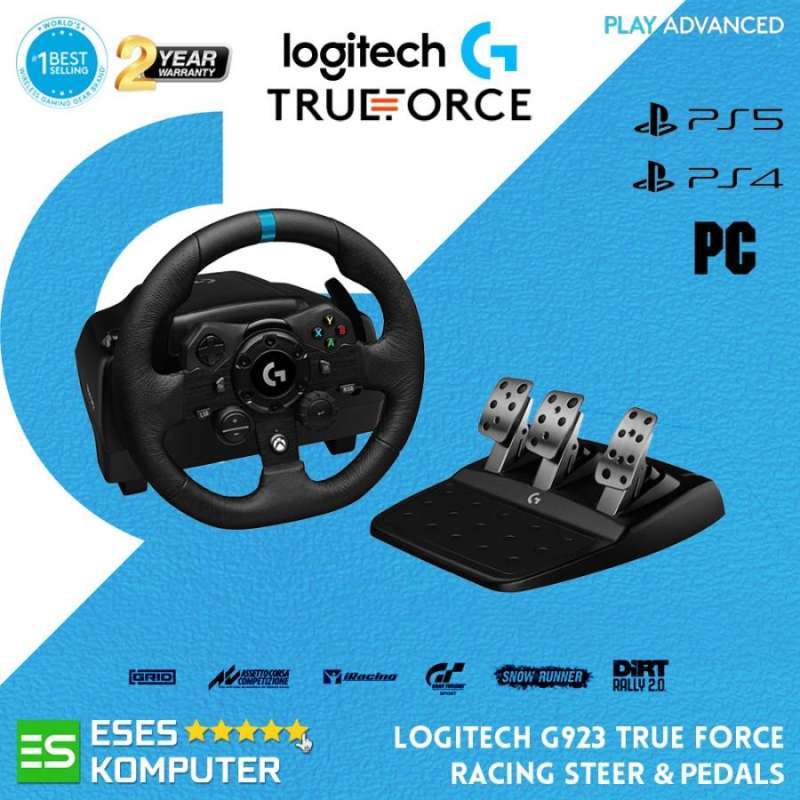 Jual Logitech G923 Trueforce Sim Racing Wheel And Pedals Di Seller Eses ...