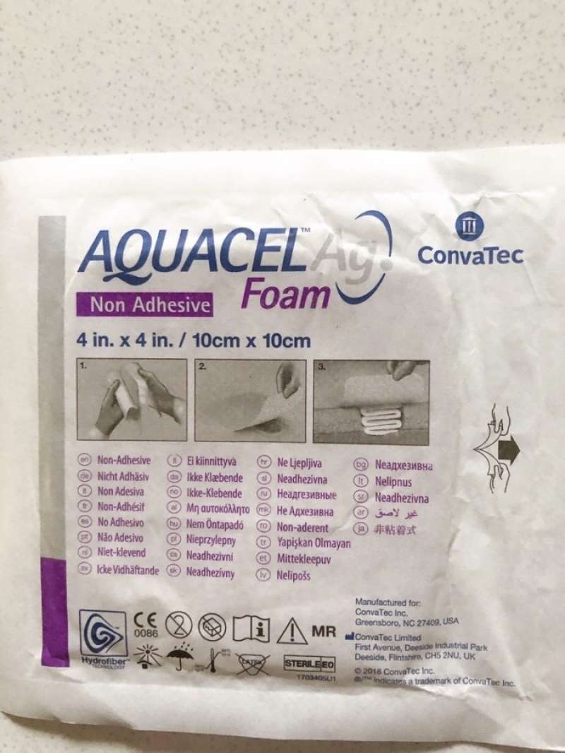 Promo Aquacel Ag Foam Non Adhesive 10x10cm -perpcs Diskon 7% Di Seller ...