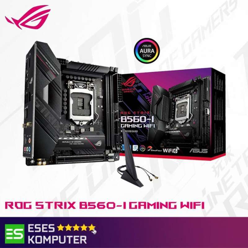 Jual Motherboard Asus Rog Strix B560-i Gaming Wifi Intel Lga1200, Mini ...