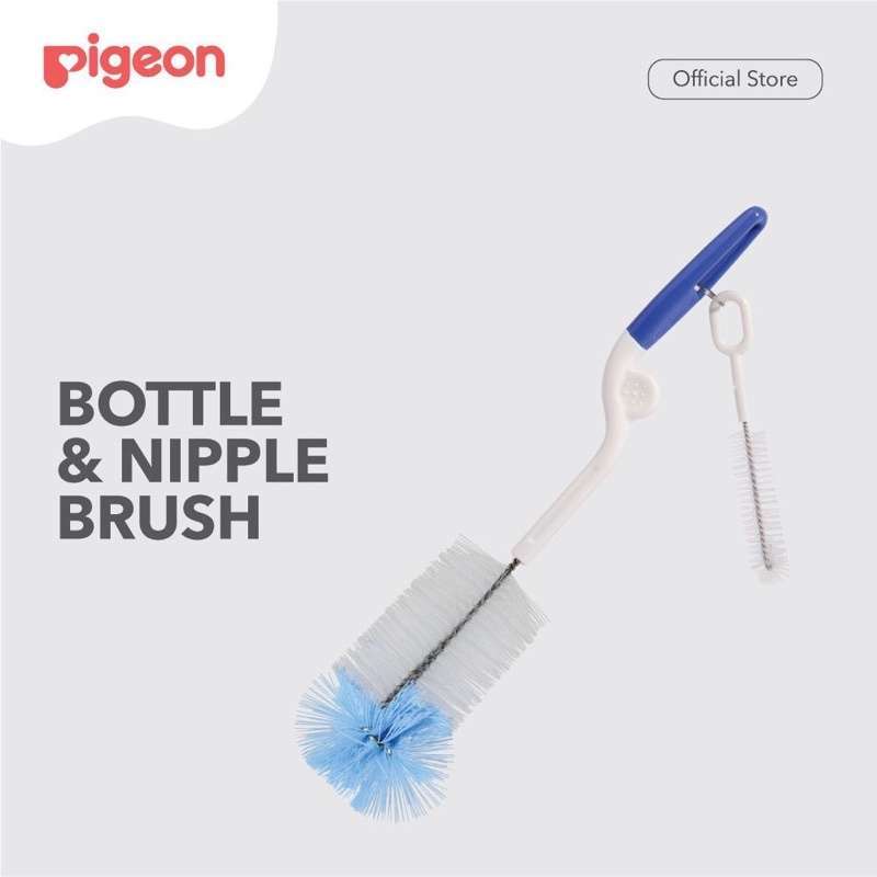 Jual Pigeon 2in1 Bottle&Nipple brush/pigeon sikat botol/sikat botol di ...
