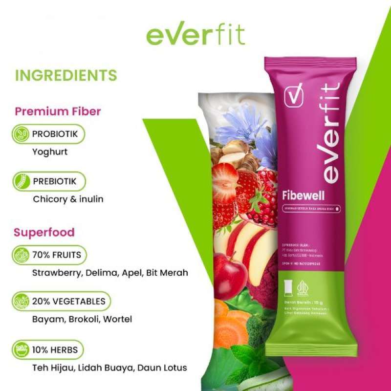 Promo Everfit Fibewell 14s - Minuman Fiber Mixberry Halal Bpom Diskon 9 ...