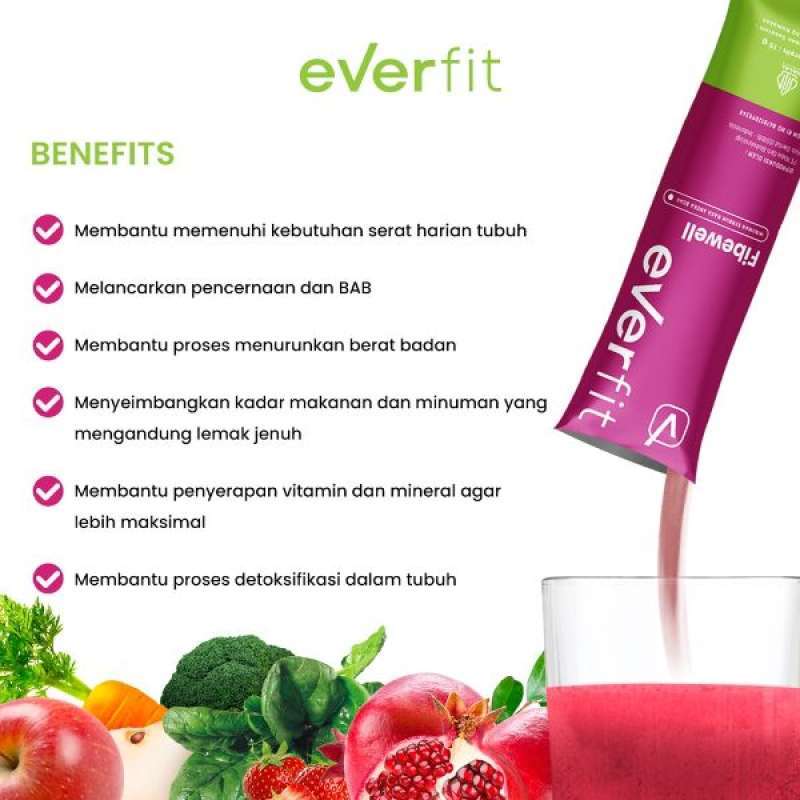 Promo Everfit Fibewell 14s - Minuman Fiber Mixberry Halal Bpom Diskon 9 ...