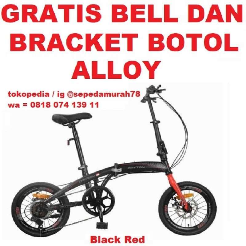 Promo Invoice Sepeda Lipat Phyton Odessy Besi 16 Inch 7 Sp Rim Alloy ...