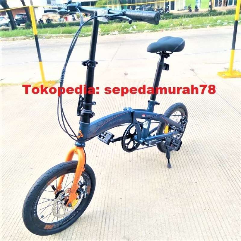 Promo Invoice Sepeda Lipat Phyton Odessy Besi 16 Inch 7 Sp Rim Alloy ...