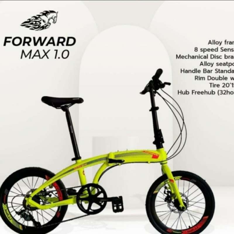 Promo Sepeda Lipat - 20 Inch - Forward Max - Bahan Allumunium - 8 ...