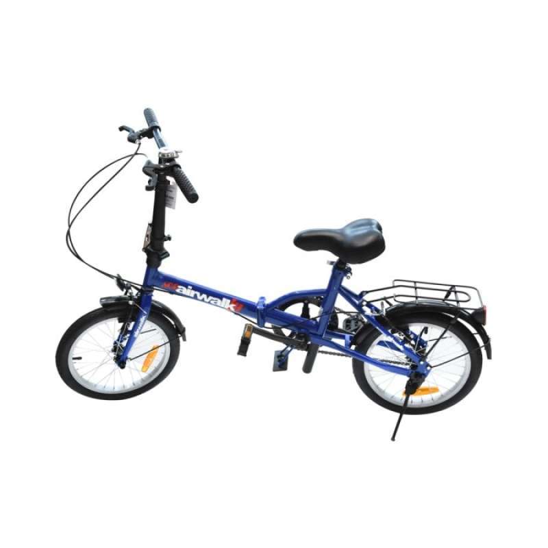 Promo Sepeda Lipat Folding Bike Fdb Airwalk Jedi 16 Inch Blue 1 Speed ...