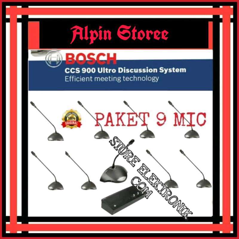 Promo Microphone Conference System Bosch CCS 900 Ultro PAKET 9 MIC Bagus Diskon 29% di Seller ...