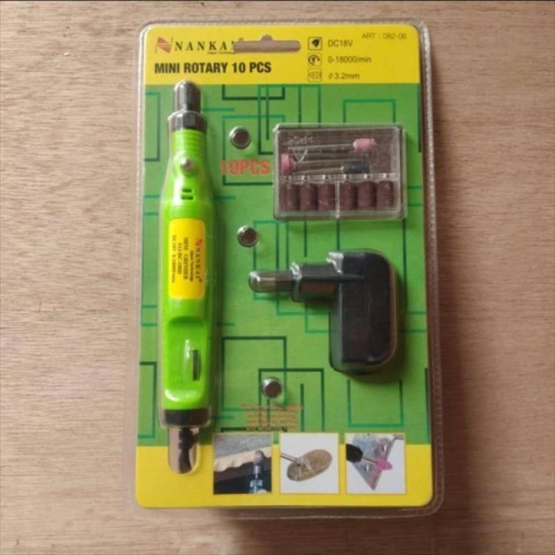 Promo Gerinda Bor Mini Die Grinder Rotary Kit 10Pc Nankai Gurinda Ukir ...