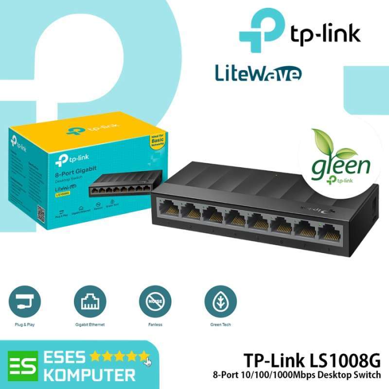 Jual Switch Hub TP-Link LiteWave LS1008G 8-Port Gigabit Desktop Switch ...