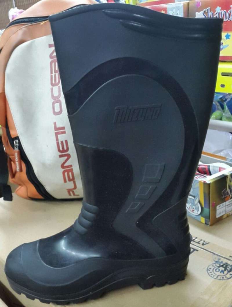 Promo Sepatu Boot Bot Anti Air Hujan Mizuno Safety Shoes Grosir Murah ...