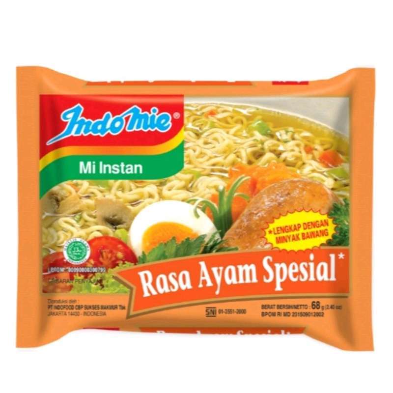Promo Indomie Mi Instan Ayam Spesial 68 Gr Diskon 13% Di Seller Taufik ...