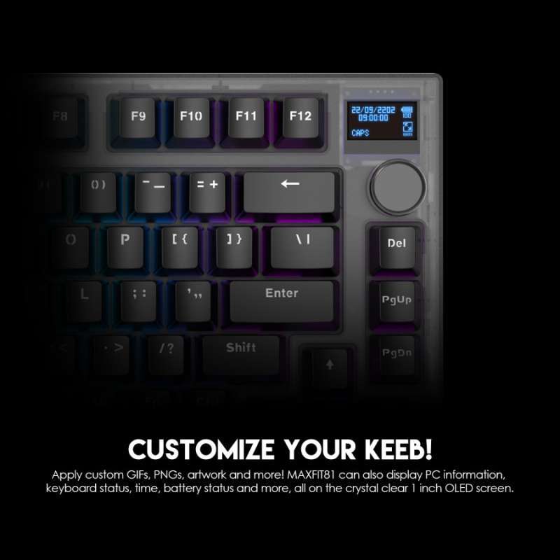 Jual Fantech Maxfit81 Wireless Bluetooth 75% Mechanical Keyboard Gaming ...