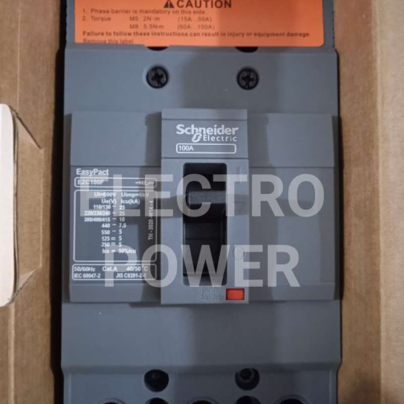 Promo Schneider Easypact Ezc100f 20a 3p Nfb 3 Phase Mccb Diskon 23% Di Seller Kamijaya Store ...