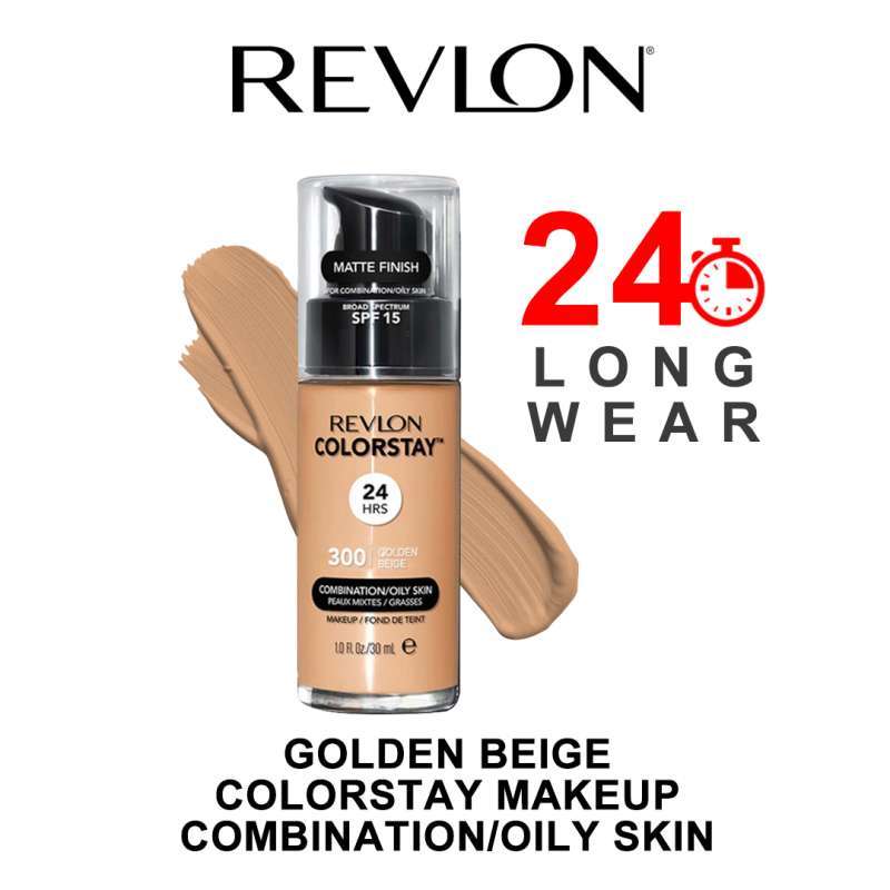Jual REVLON COLORSTAY LIQUID FOUNDATION FOR COMBINATION OILY SKIN 300 ...