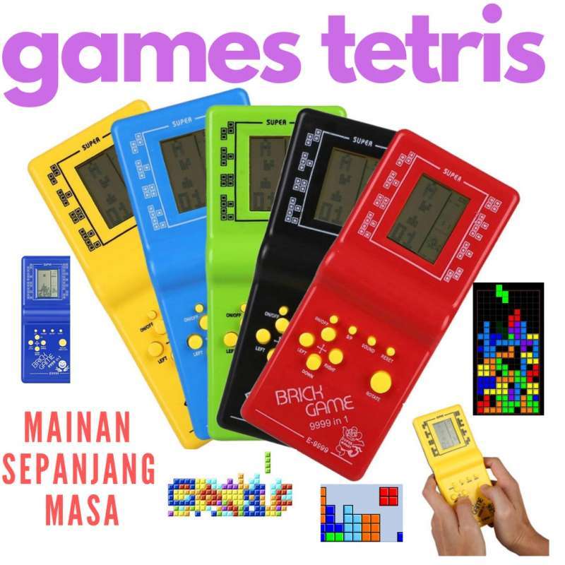 Promo Tetris Mainan Anak Game Brick Jadul Gimbot 9999 Diskon 54% Di Seller Health And Beauty ...