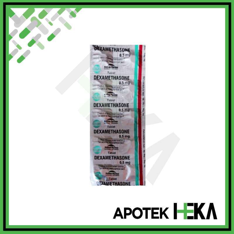 Jual Dexamethasone 0.5 mg Kimia Farma Tablet di Seller Apotek Heka ...