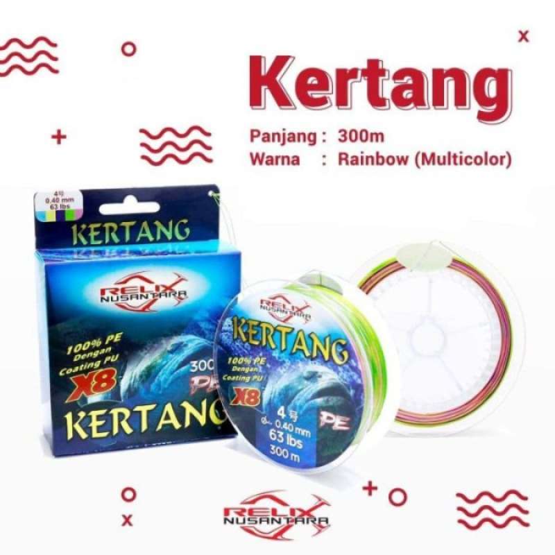 Jual SENAR PE KERTANG X8 300M MULTICOLOUR PE RELIX NUSANTARA - PE 1.2 - PE 2.5 di Seller IFA ...