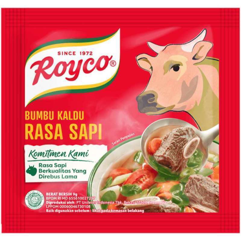 Jual Royco Penyedap Rasa Sapi 8 gr @ Karton / 576 pcs di Seller ...