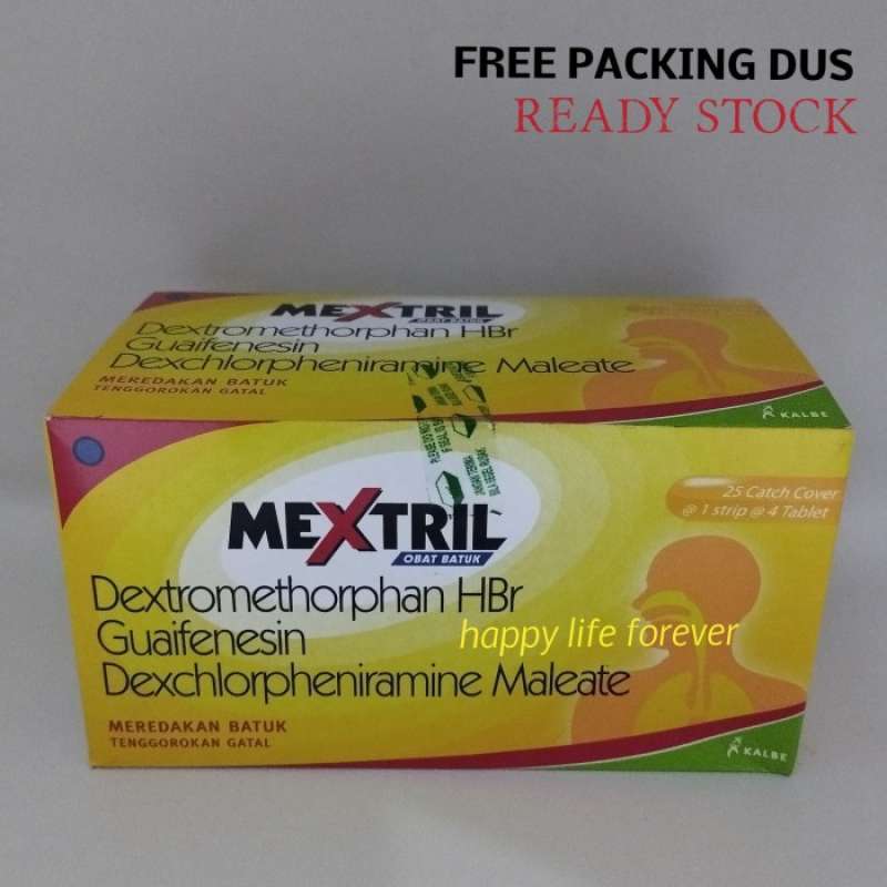 Jual Mextril Obat Batuk - 1 Box Isi 25 Strip - 100 Tablet di Seller ...